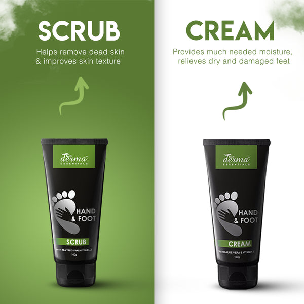 True Derma Essentials Hand & Foot Combo - Cream & Scrub – 2X100ml ...